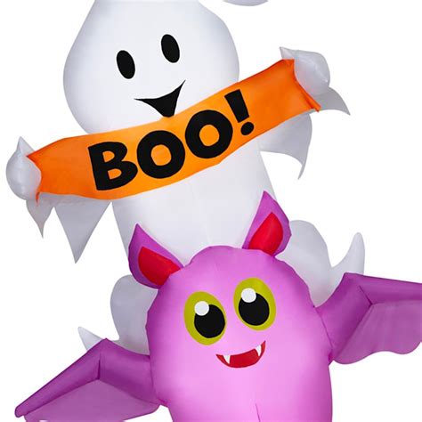 Tricky Treats Inflatable Halloween Character Stack 55ft At Home