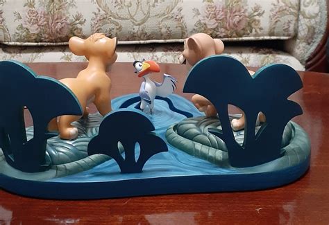 Disney~wdcc~the Lion King~simba Nala And Zazu W Base~46289 1228059~le Nib Coa Ebay