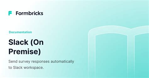 Slack On Premise Documentation Formbricks