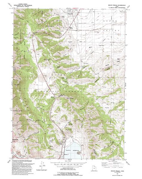 Mount Pisgah Topographic Map 1 24 000 Scale Utah