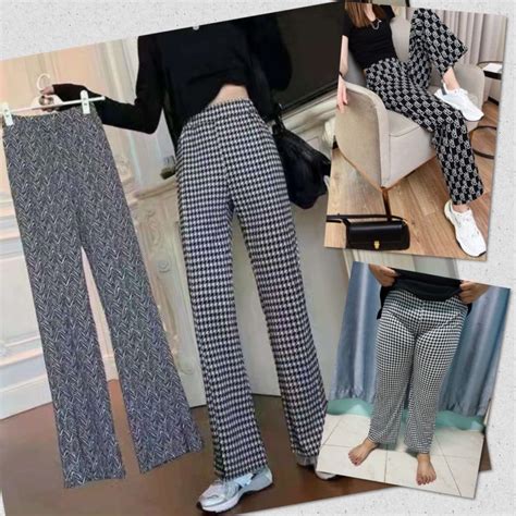 💢 กางเกงขายาว Black กางเกง 7 ส่วน กางเกงคนอ้วน คนท้อง ใส่สบาย อัดกลีบ พริ้วทรงสวย 💢 Th