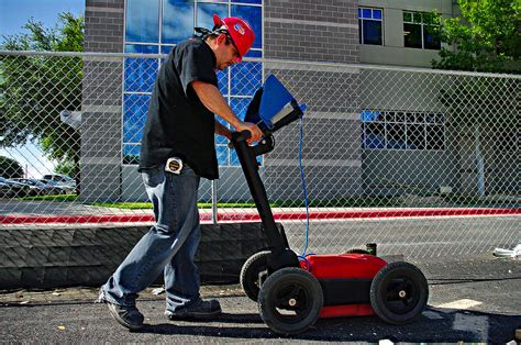 Ground Penetrating Radar Scanning Texas Cutting Coring