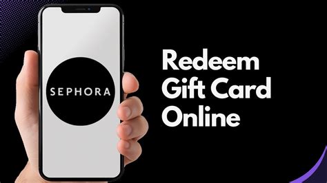 How To Redeem Sephora T Card Online 2025 Youtube