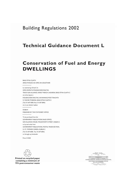 PDF Technical Guidance Document L Conservation Of Fuel And DOKUMEN TIPS
