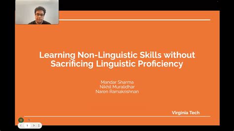 Underline Learning Non Linguistic Skills Without Sacrificing