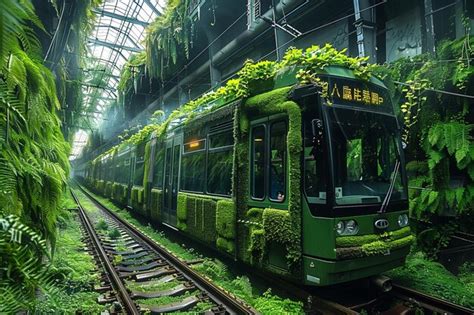 Premium Photo Ecofriendly Transportation Navigating Towards A Sustainable Future