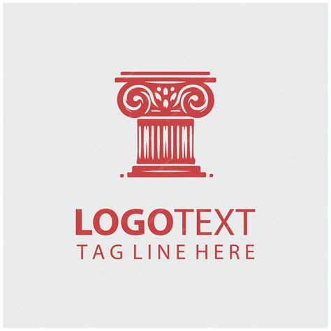 Premium Vector Classical Column Logo Illustrations