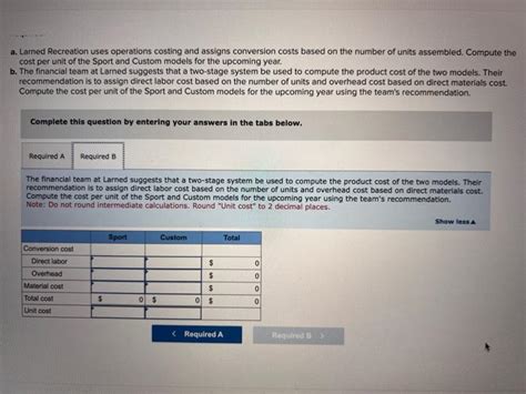 solved problem 6 71 algo operations costing and two stage