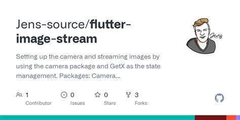 GitHub Jens Source Flutter Image Stream Setting Up The Camera And