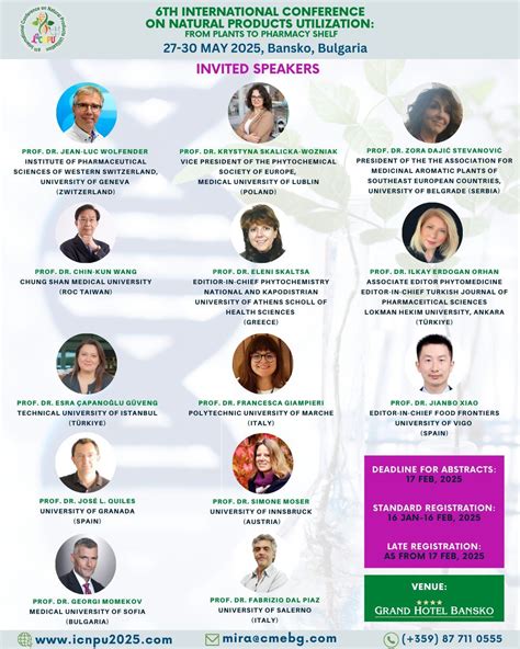 Plant Cell Biotechnology And Metabolomics On Linkedin Icnpu2025 Icnpu2025 Naturalproducts