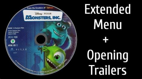 Monsters Inc Dvd Menu