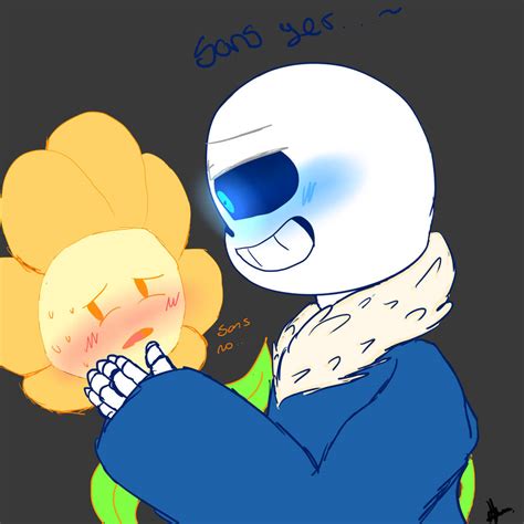 Flowey X Sans By Yo Soy Freddy Xd1 On Deviantart