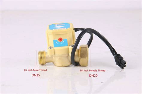 120w Pump Water Flow Sensor Switch 1 2 Inch 3 4 Inch Male Thread To Female Thread Automatic