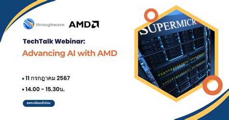 Techtalk Webinar Advancing Ai With Amd Techtalkthai