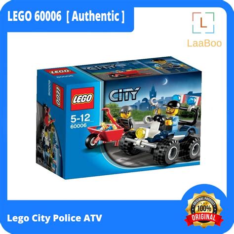 Authentic Lego City Police Atv 60006 Shopee Malaysia