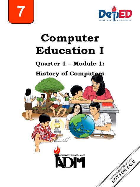 G7 Computer Education 1 Imodule 1 History Of Computers Pdf