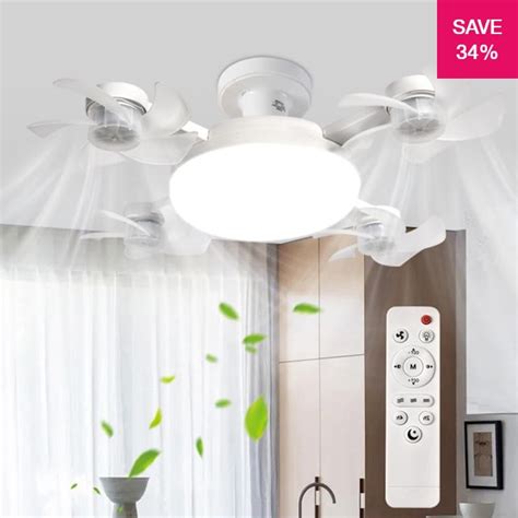 34 Off On Ptech 4 Fan Drone Ceiling Light Onedayonly