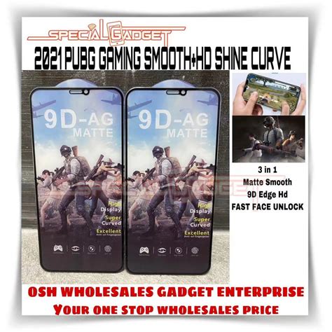 Pubg Gaming Smooth 9d Hd Shine Curve Matte Iphone 6 6s 7 8 Plus X Xs