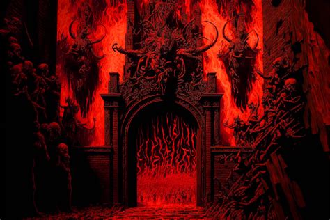 Gates Of Hell Backgrounds The Gates Of Hell Royalty Free Images Stock