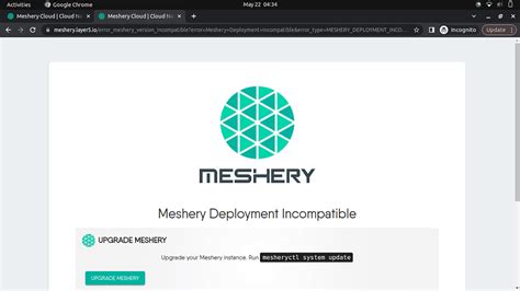 Getting Meshery Deployment Incompatible Message On Running Meshery Ui