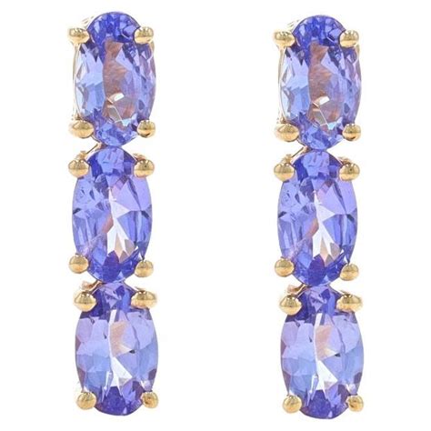 Kat Florence 18k Yellow Gold 120ctw Flawless Diamonds Drop Dangle