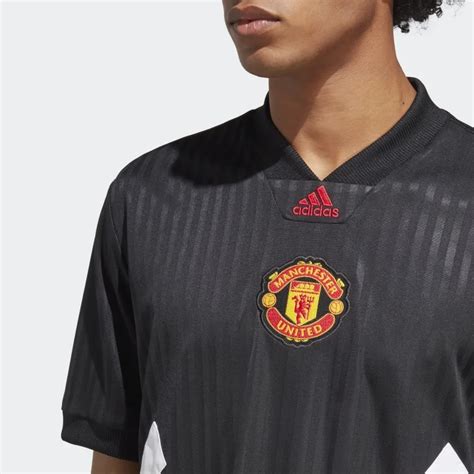Camisa Manchester United Adidas Icon 2023 Preta Loucos Por Futebol Store