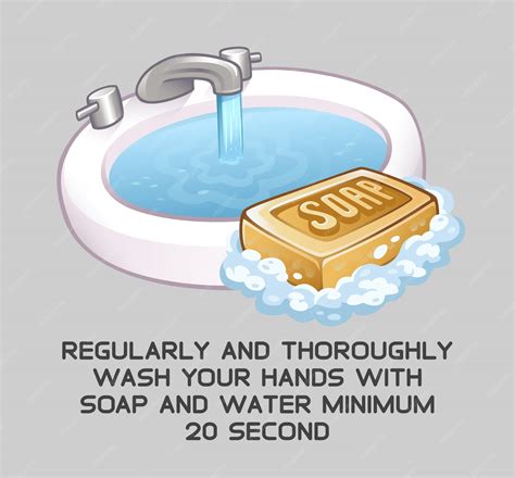 Premium Vector Soap And Sink With Water