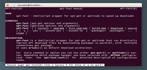 Apt Fast Speeds Up Apt Package Downloads On Ubuntu Tecmint Linux Ai And Open Source Made