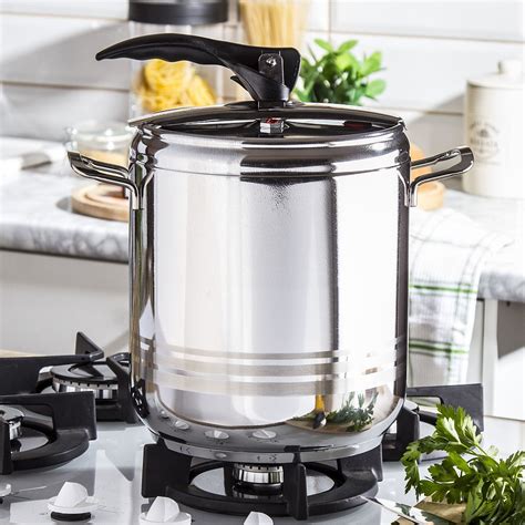 Тенджера под налягане Orion Profi 9 л неръждаема стомана сребро Emag Bg