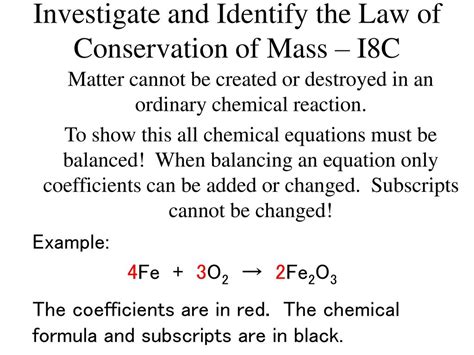 Law Of Conservation Of Mass Example Problems Exploring Fundamental