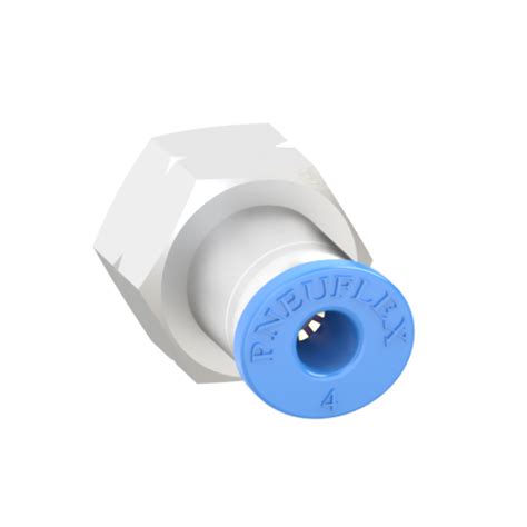 4mm Tube 1 16 Npt Female Connector Push To Connect Fitting