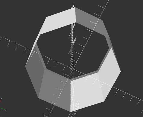 Rendering Creating A Cup With Polyhedra In Openscad Stack Overflow