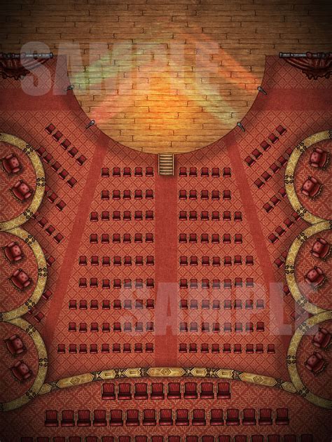 Opera House Battle Map For D D Angela Maps Free Static And