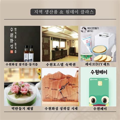 [수원특례시] 고향사랑기부제 답례품 소개 고향기부가이드