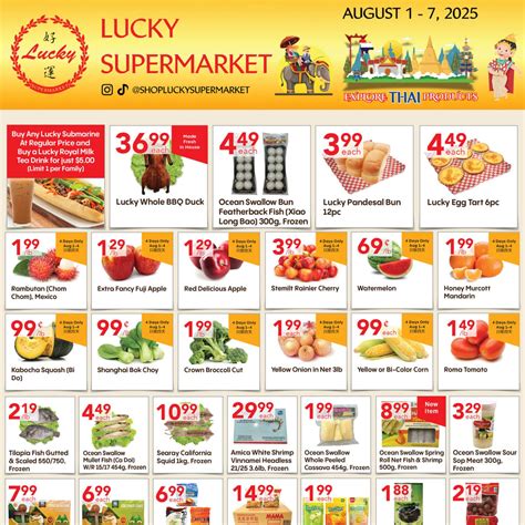 Lucky Supermarket Weekly Flyer Weekly Specials Surreybc Aug 1