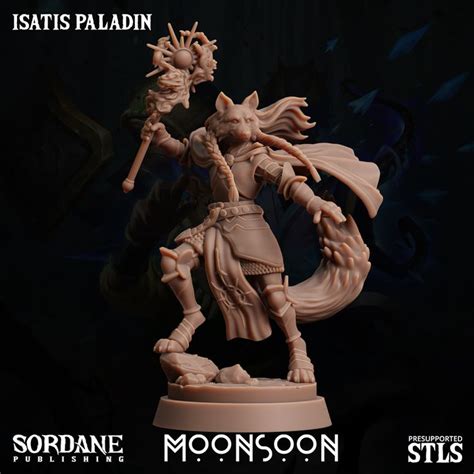 3d Printable Moonsoon Isatis Paladin By Sordane Publishing