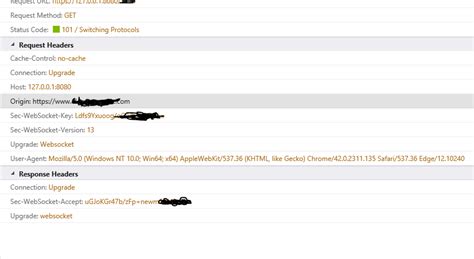 Javascript Network Error 12152 Websockets In Edge And Ie 11 Stack