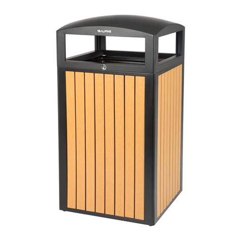 Alpine Industries 40 Gal Cedar Steel All Weather Commercial Vented