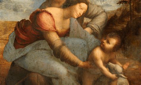 Леонардо да винчи святая анна с мадонной и младенцем христом описание
