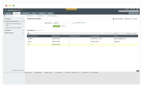 Active Directory Account Lockout Tool Manageengine Adselfservice Plus