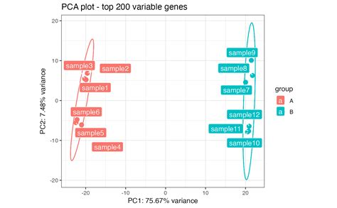 Sample Pca Plot For Transformed Data — Pcaplot • Pcaexplorer
