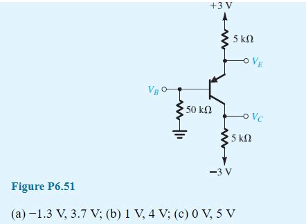 The transistor in the circuit of Fig P has a very high β Find the highest value of VB