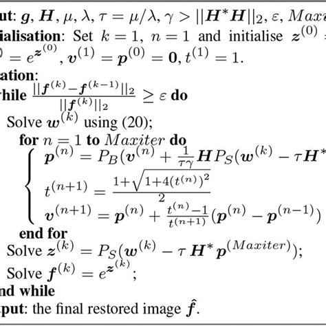 algorithm 1 the alternating iterative algorithm for the proposed download scientific diagram