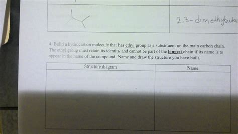 Answered 4 Build A Hydrocarbon Molecule That… Bartleby