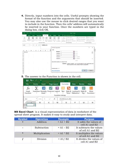 Tle Ict Quarter 4 Module 6 Electronic Spreadsheet Tool Use