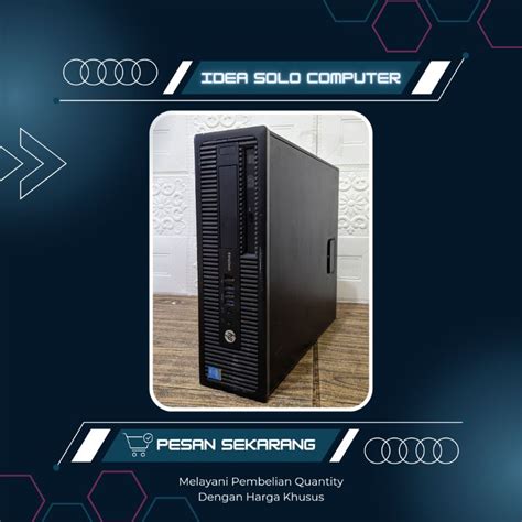 Jual Pc Hp Elitedesk G Sff I Gen Ram Gb Hdd Gb Shopee Indonesia