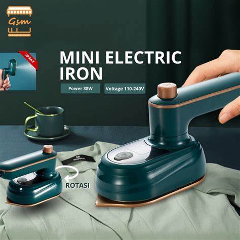 Jual Gsm Setrika Uap Portable Setrika Travell Setrika Uap Mini Putar M 1051 Shopee Indonesia