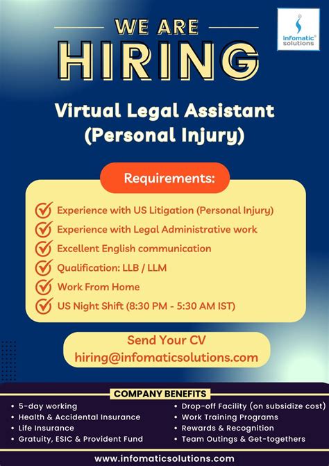 infomatic solutions on linkedin hiringnow legalassistant