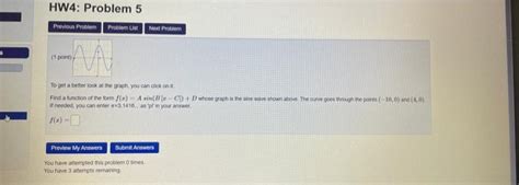 Solved Hw4 Problem 5 Previous Problem Problems Next Problem