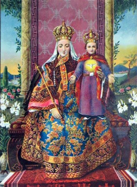 Our Lady Of Bliss At A Chinese Catholic Shrine Catholic Mother Mary